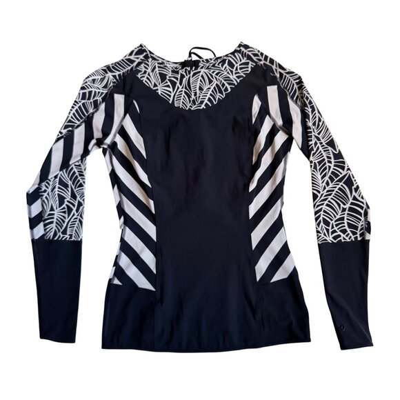 lululemon athletica | Swim | Lululemon Shanti Surf Rash Guard Black ...